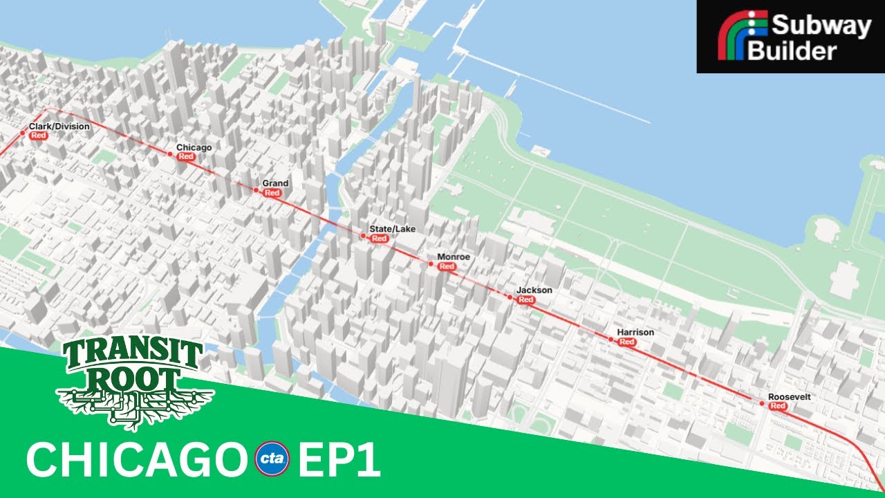 Building the CTA Red Line | Realistic Chicago Transit – Subway Builder ...