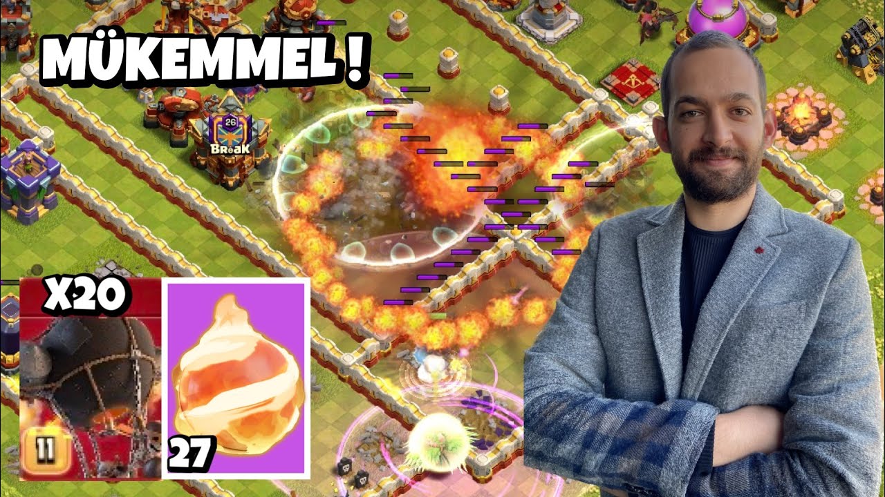 ALEV TOPU ROKET BALON AKAR AGA ! CLASH OF CLANS - YouTube
