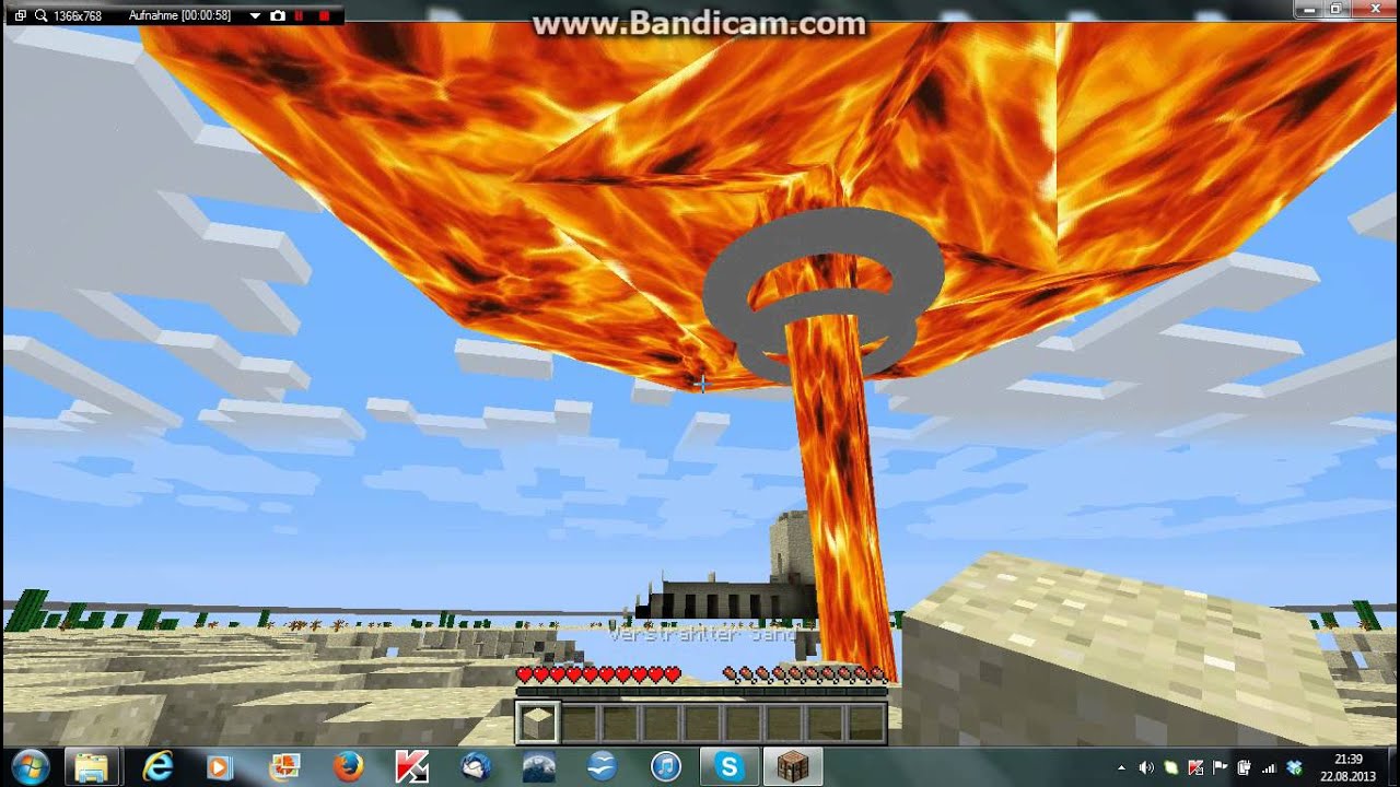 How to troll your friend with a nuke in Minecraft - YouTube