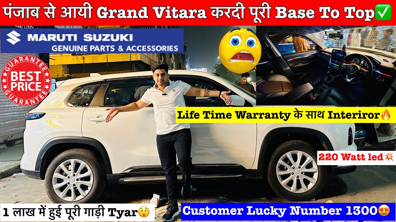 Grand Vitara Modification With Price Grand Vitara Chrome kit Grand ...