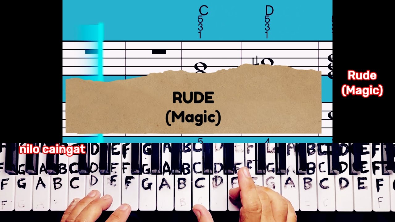 Rude (Magic) cover song, organ, style 2 - YouTube