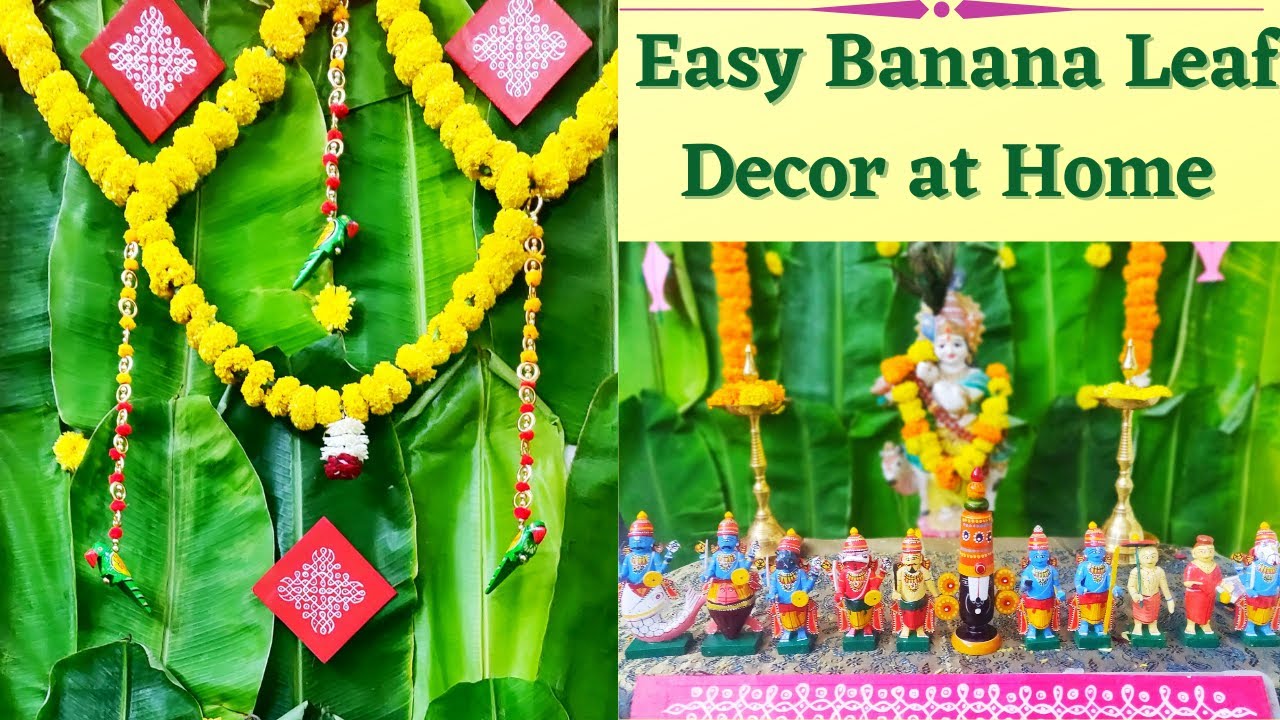 Banana Leaf Decorating Ideas