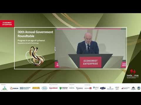 Feridun H. Sinirlioğlu at the 30th Economist Government Roundtable