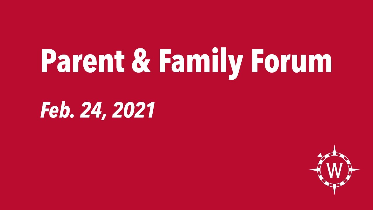 Parent and Family Forum - Spring Update | February 2021 - YouTube