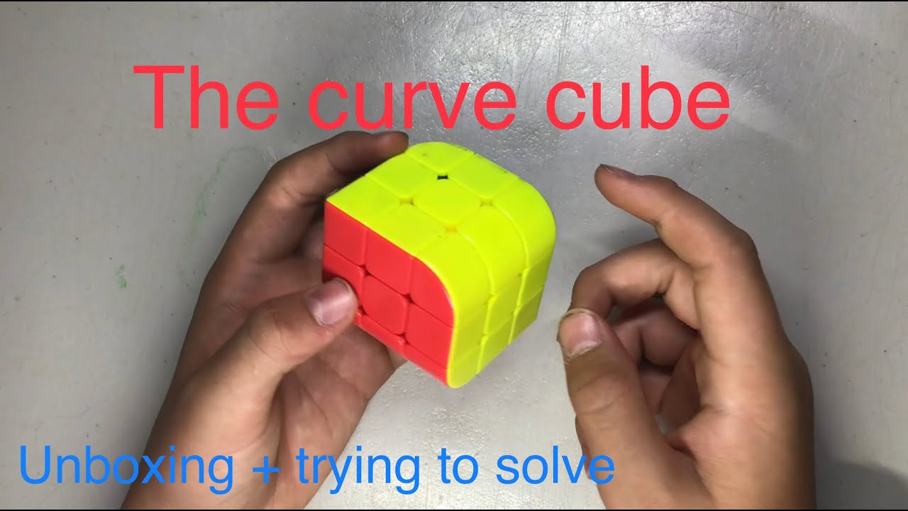Unboxing + trying to solve the curve cube - YouTube