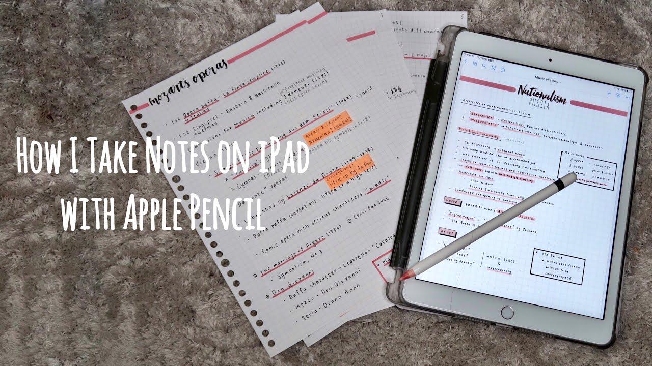 [CHN/ENG] How I take notes on iPad 我如何用iPad做筆記 - YouTube