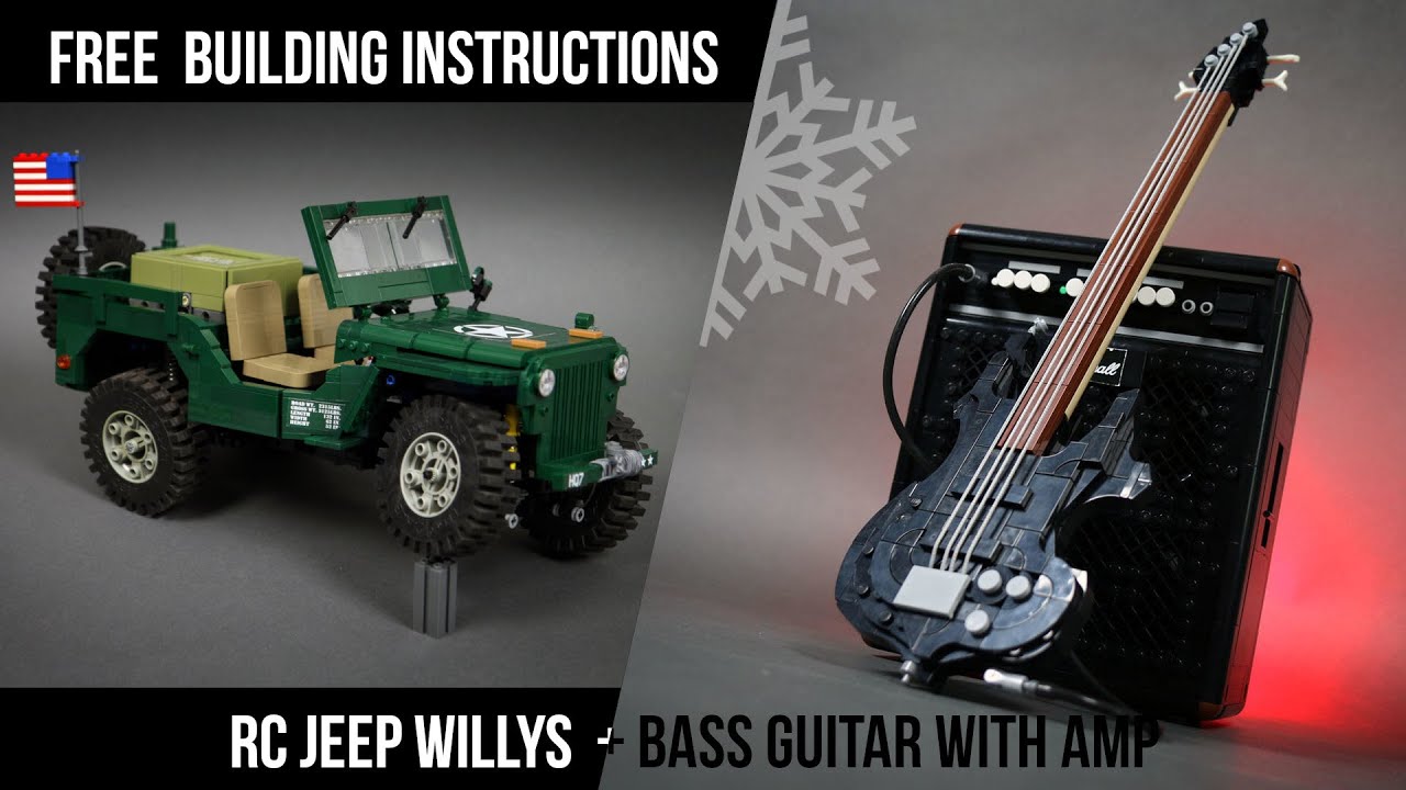 Free building instructions available now: LEGO RC JEEP WILLYS + LEGO ...