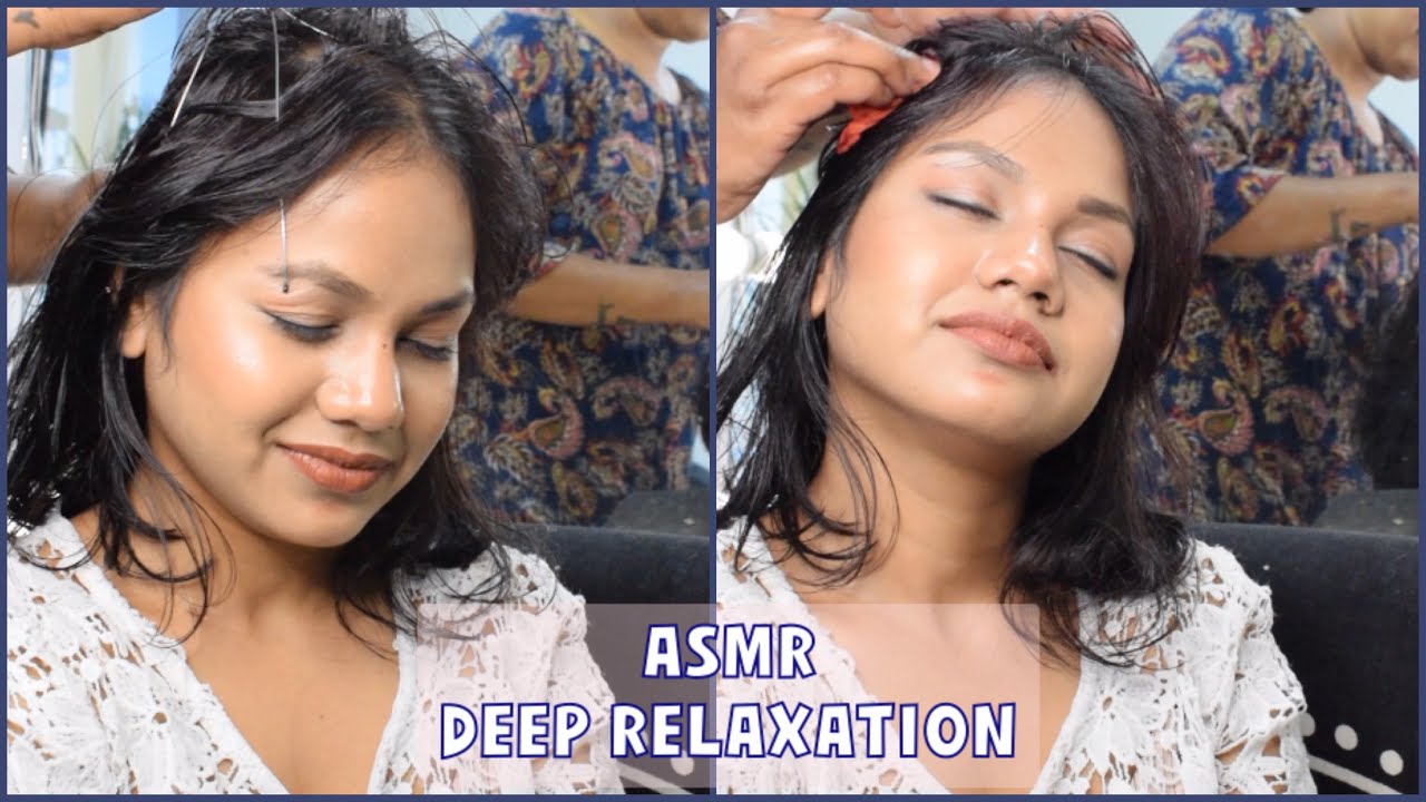 Indian ASMR | Head Oil Massage - Neck Massage - Tingler Massage - Scalp ...