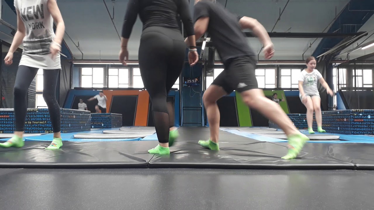 Welcome to ciberjump trambulin park Budapest no Győr - YouTube