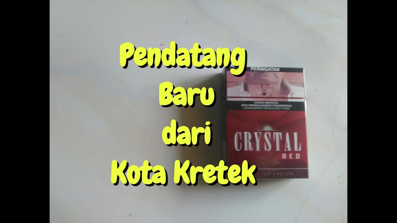 REVIEW rokok CRYSTAL RED - rokok lokalan murah mantap - YouTube