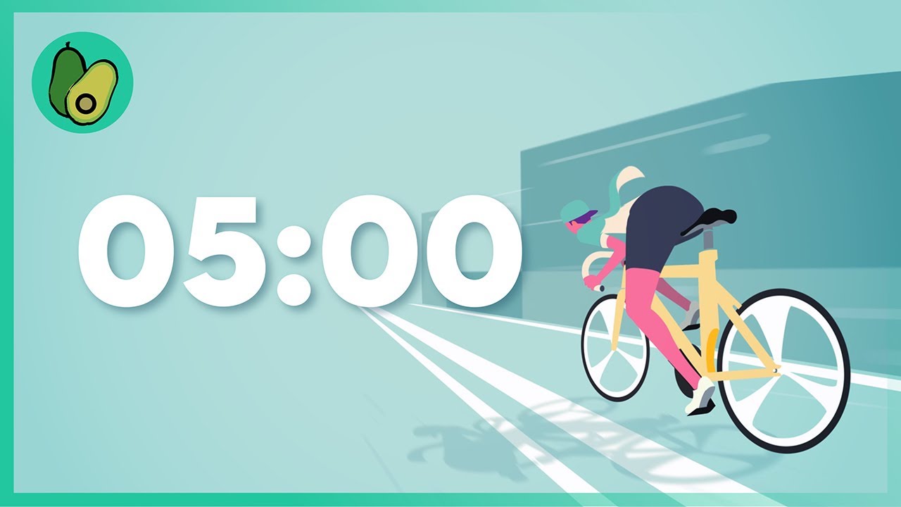 5 Minute Countdown Timer - Upbeat Electronic Music / Workout Timer 🚴‍♂️ ...