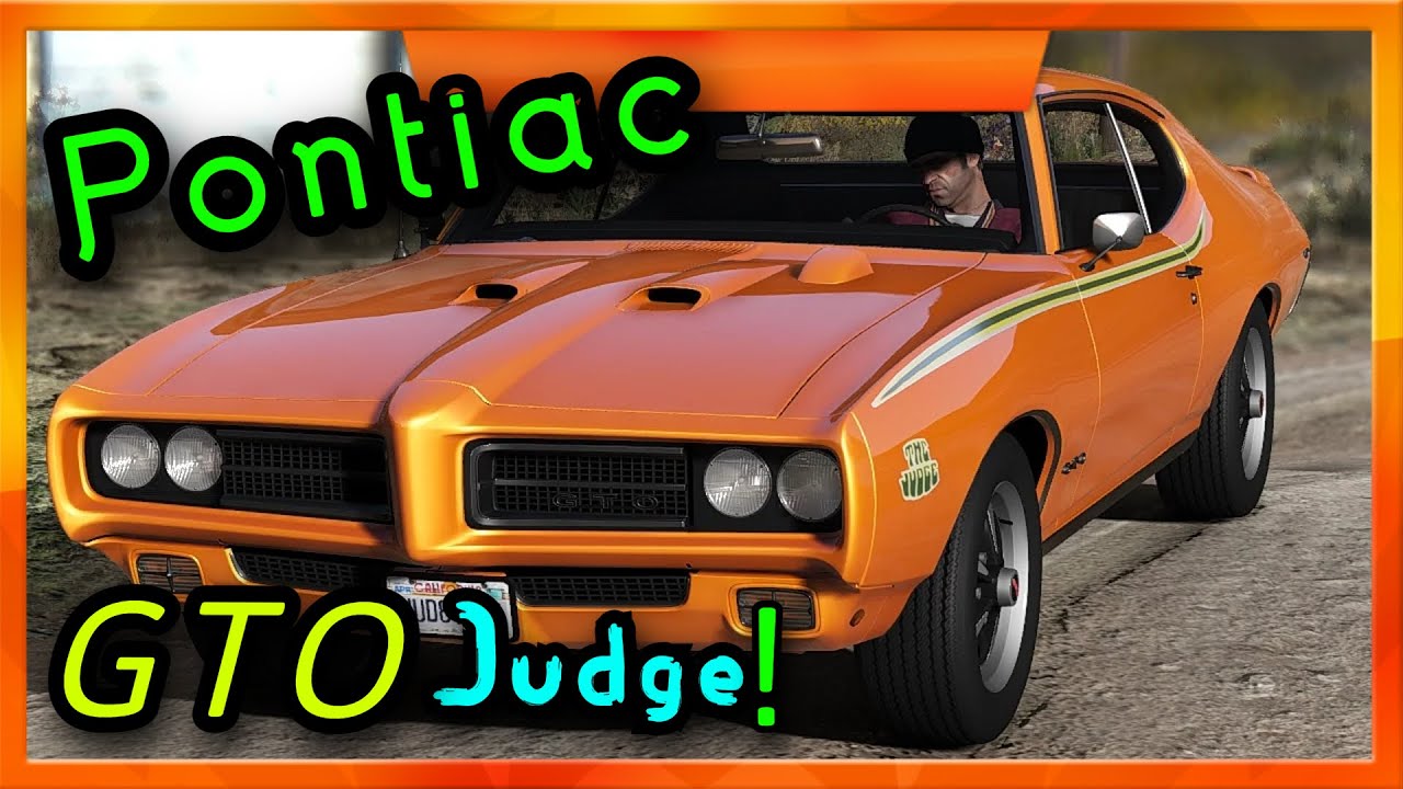 1969 Pontiac GTO Judge | Customization | Review | GTA 5 Car gameplay ...