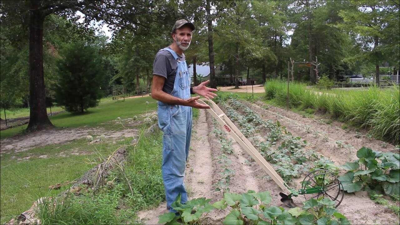 Hoss Tools Two Wheel Hoe - YouTube