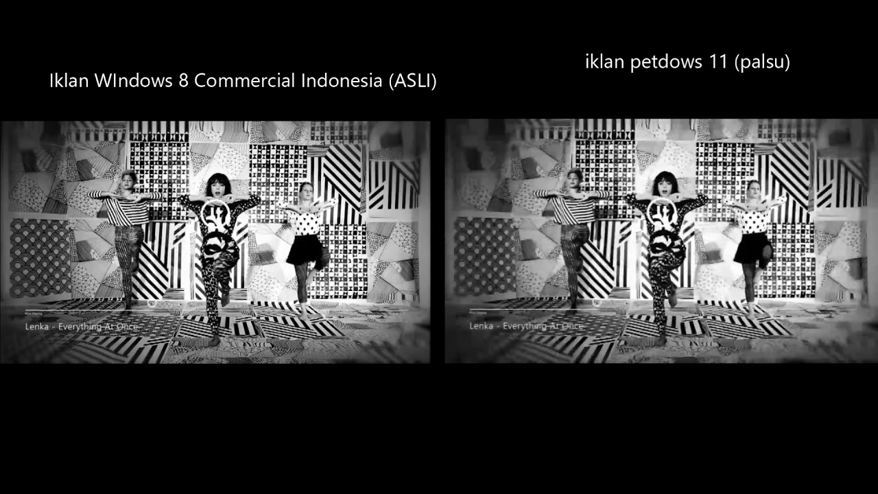 perbedaan iklan windows 8 commercial indonesia (ASLI) dengan iklan ...