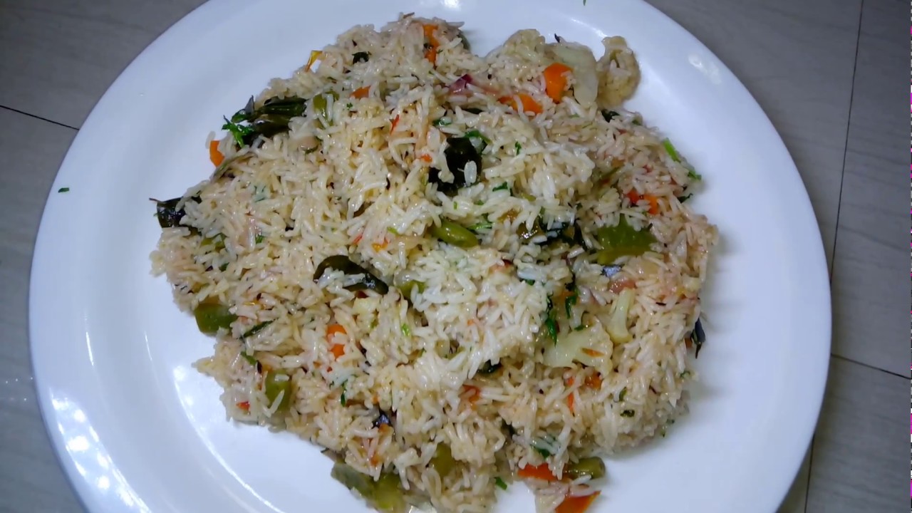 Vegetable Pulao Recipe | How to Make Veg Pulao | Briyani Pulao Recipe ...