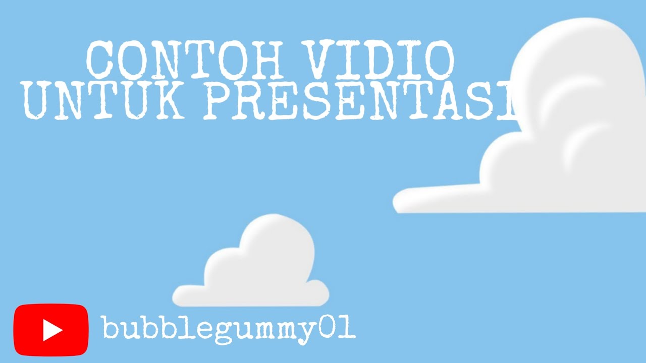 Contoh vidio presentasi, dari template canva#01 - YouTube