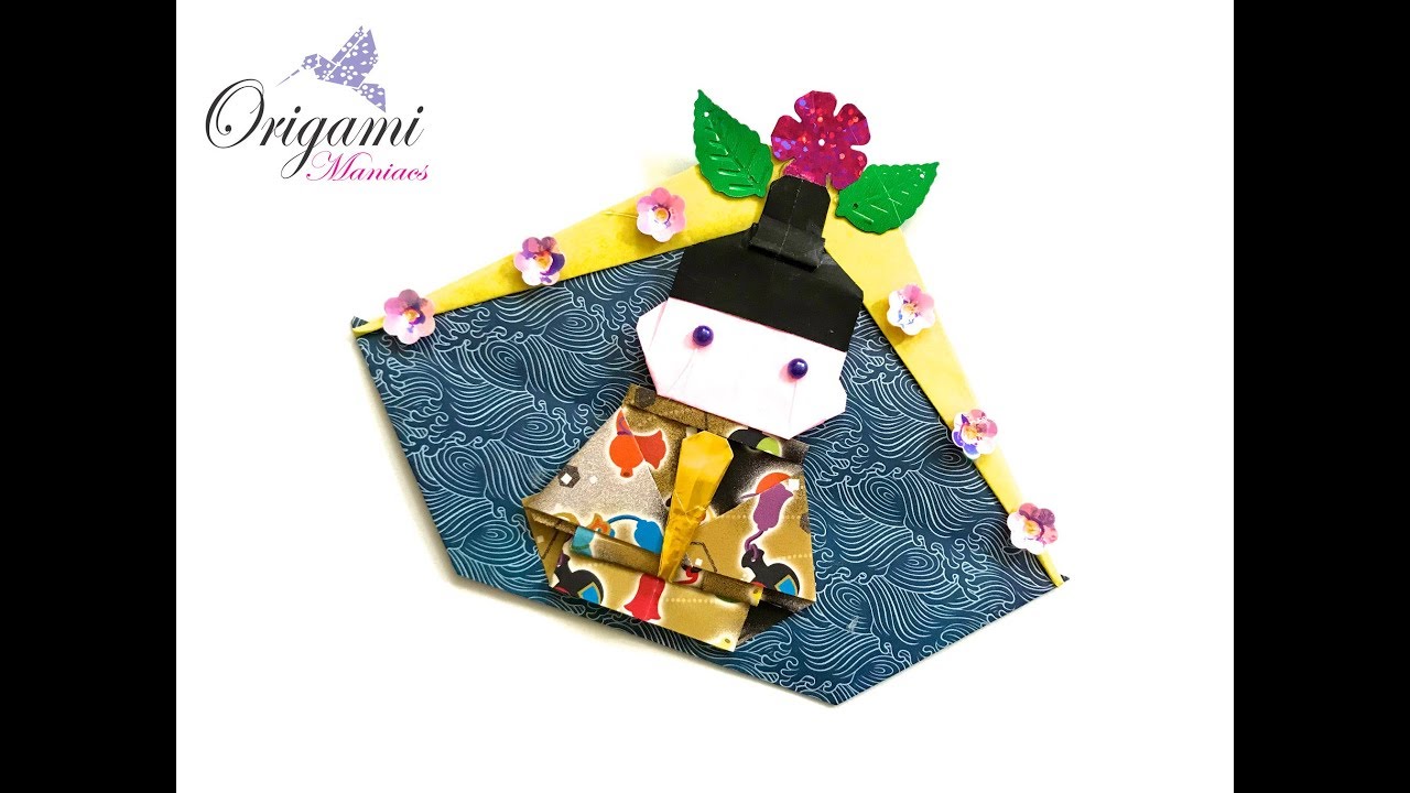 Origami Maniacs 373: Hina Matsuri Emperor 男雛 - YouTube