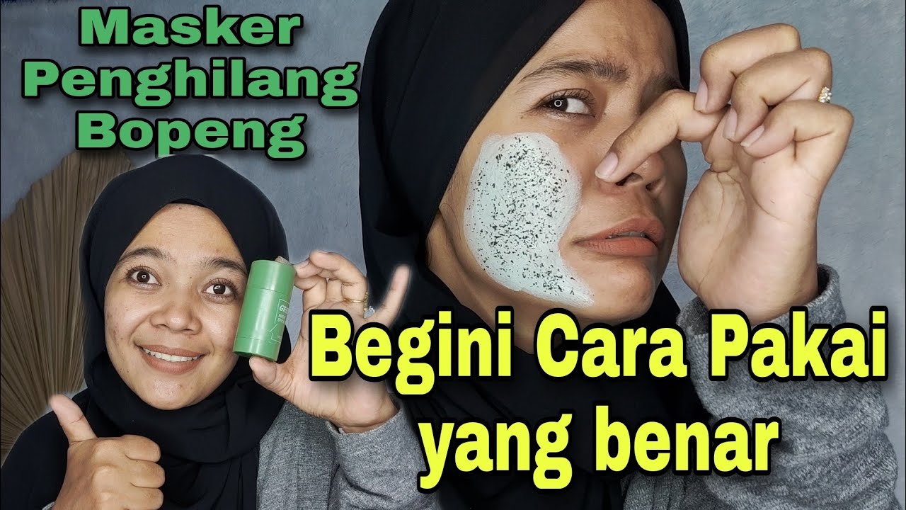 Masker Stik Hijau VIRAL TikTok - YouTube