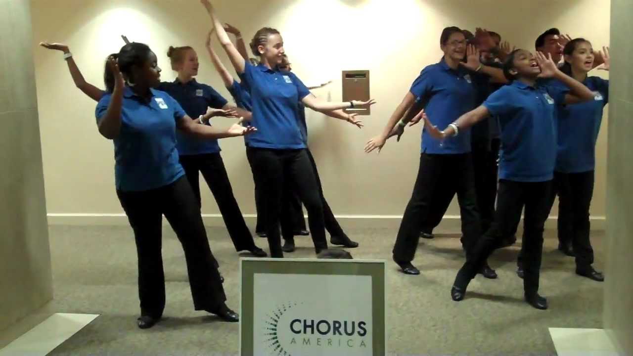The Young People's Chorus of New York City Visits Chorus America - YouTube