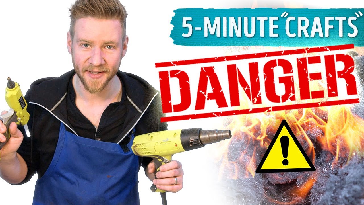 I tried the most DANGEROUS Crafts... I'm shocked!!! - YouTube