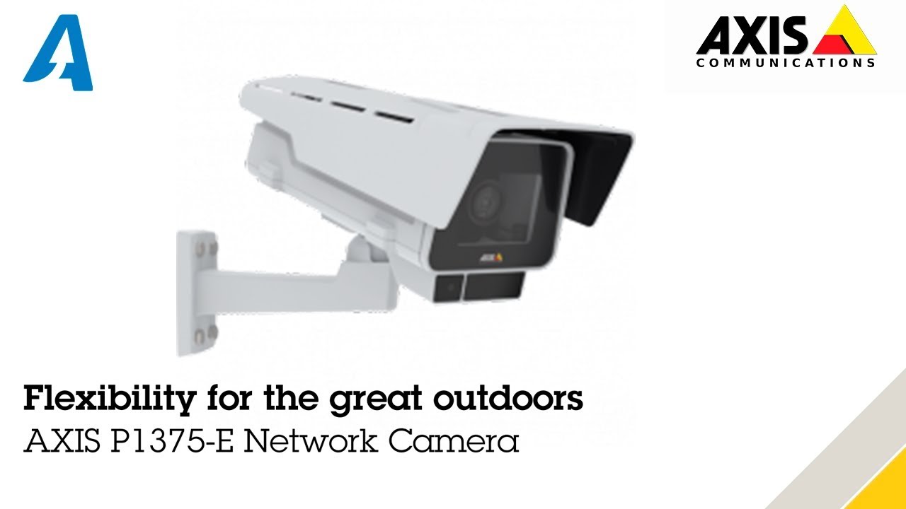 Accesorios para cámara de red AXIS™ P1375-E - sysAway - YouTube