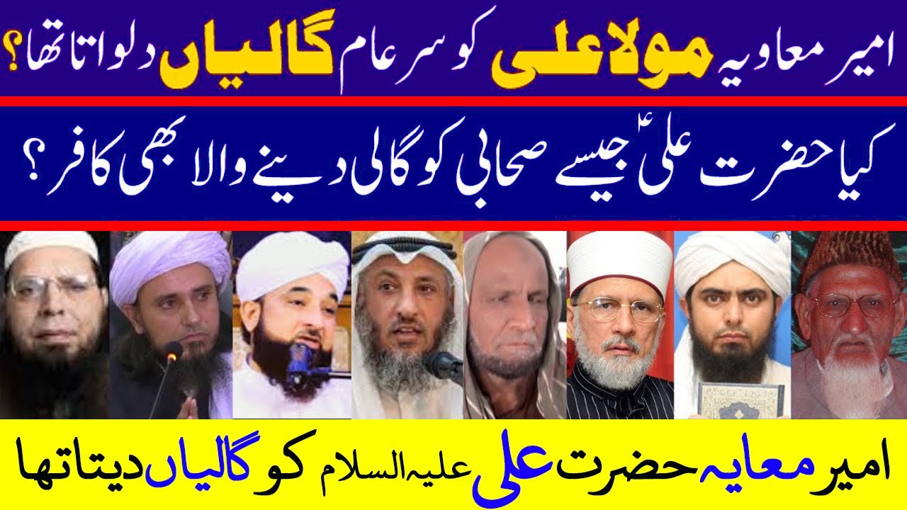 Hazrat Muawiya VS Maula Ali AS Which Side is Right? | Ali Haq - YouTube