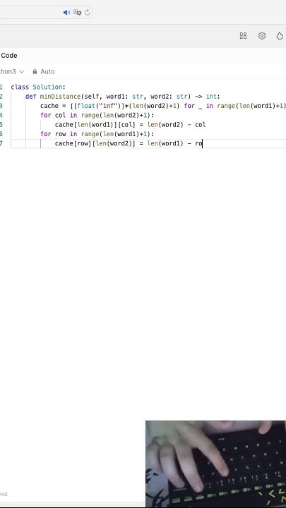 Leetcode #72: Edit Distance #coding #python #programming #code #automobile #windows #exam - YouTube