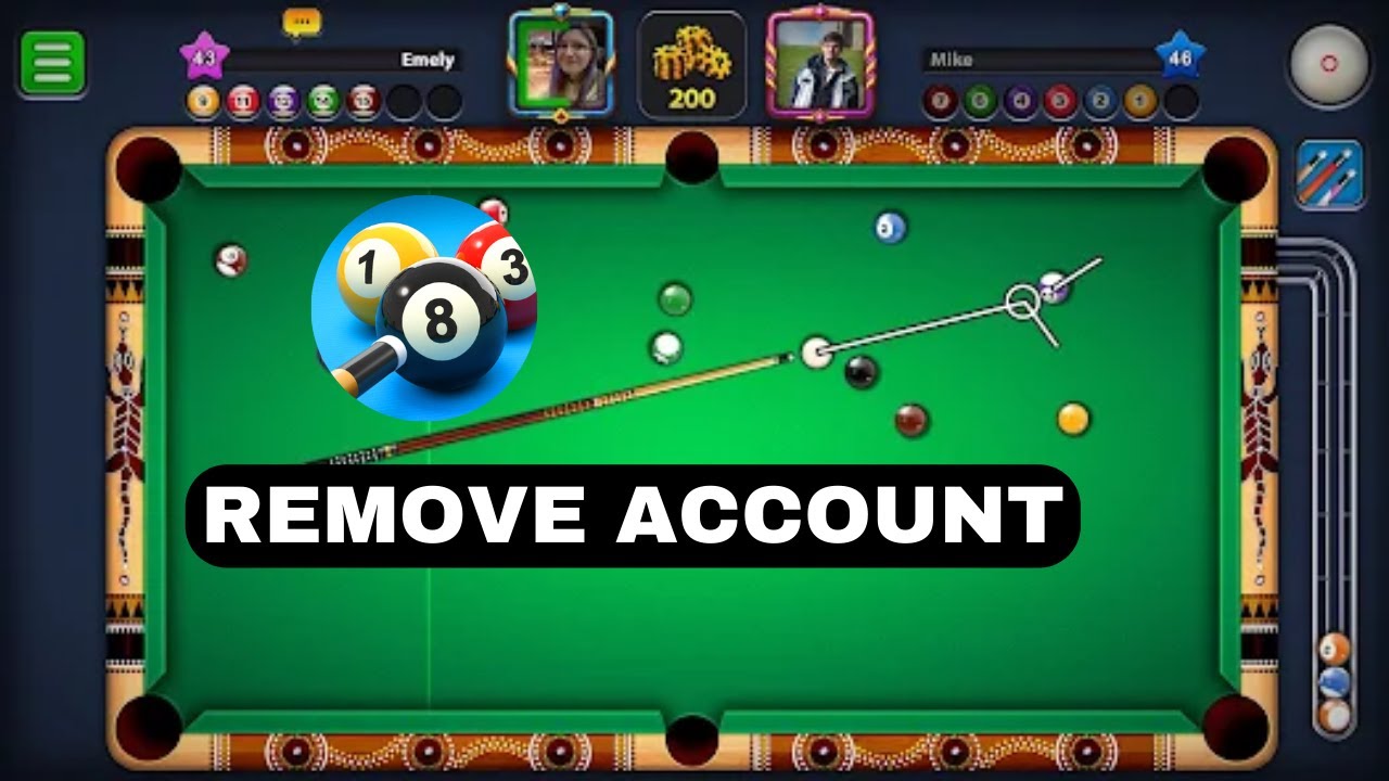 How to Delete 8 Ball Pool Account 2025? - YouTube