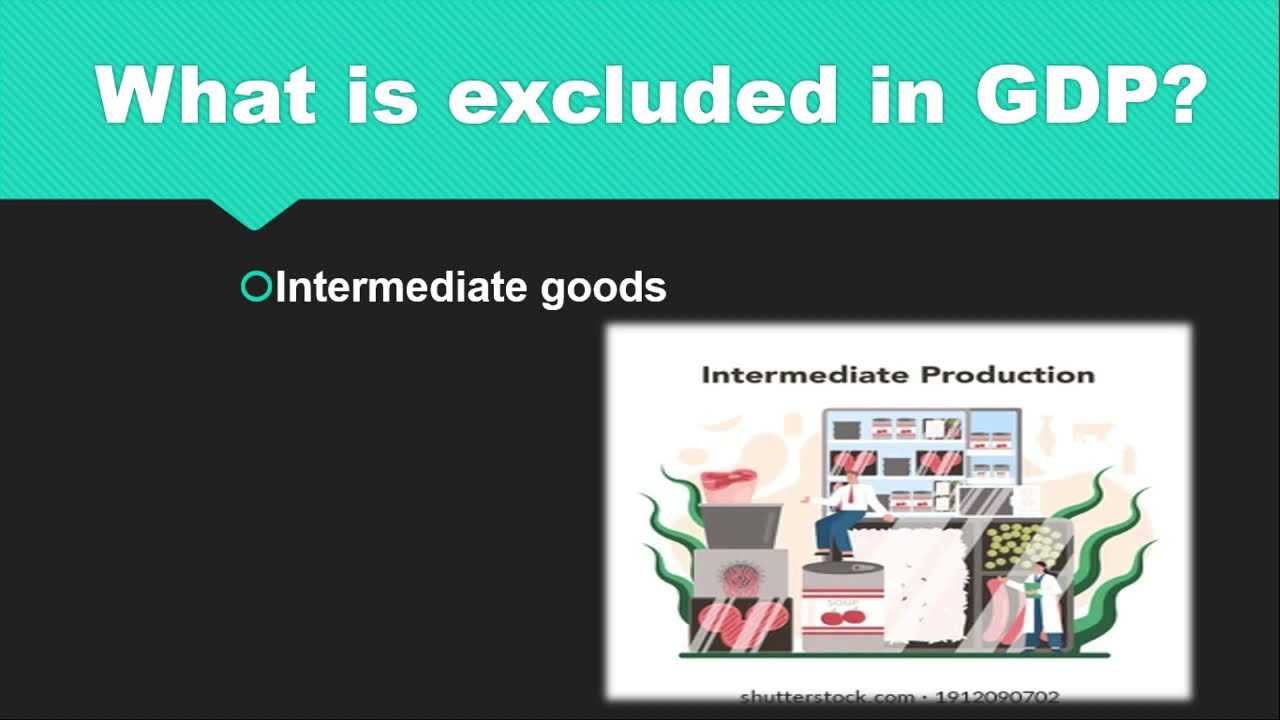 What is included and what is excluded from GDP - YouTube