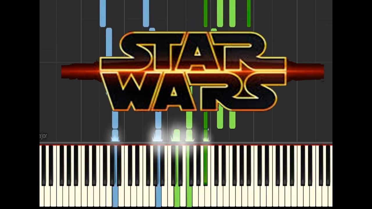 Star Wars / (Main Theme) //Piano Tutorial // Synthesia/ #synthesia # ...