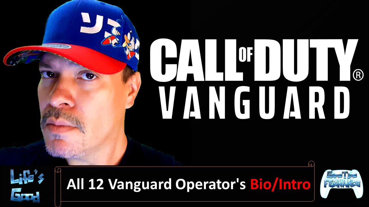 All 12 Call of Duty: Vanguard Operator’s Video Introductions with Bios ...