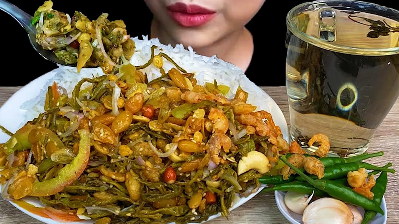 BURMESE TRADITIONAL FOOD||Burmese Fermented Tea Leaf Salad * Myanmar ...