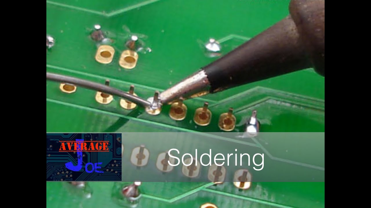 Soldering - (Basics) - YouTube