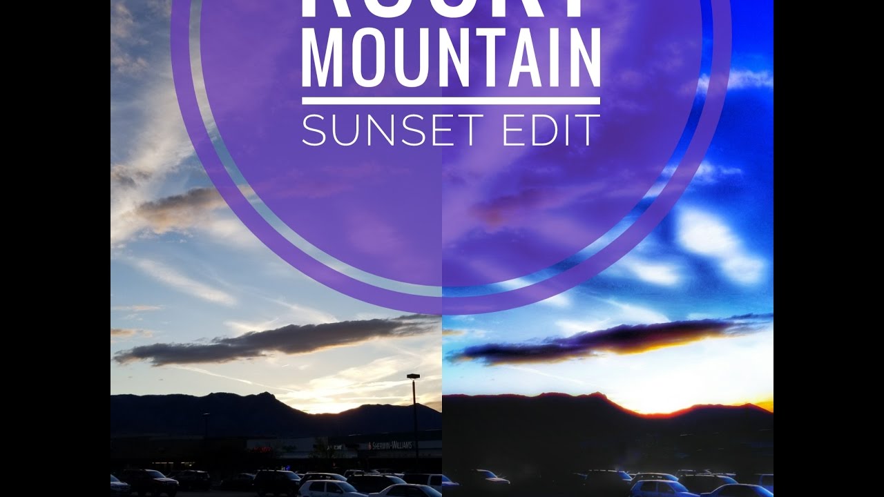 Front Range sunset edit - YouTube