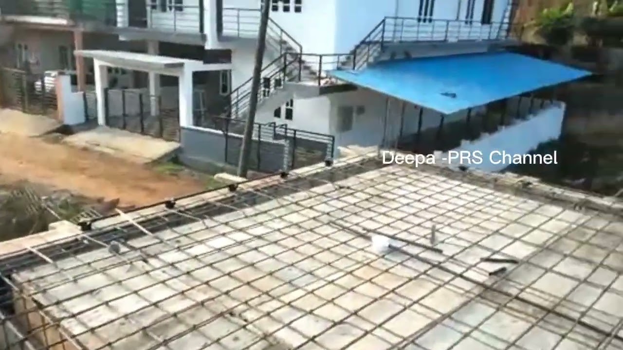 RCC slab electric pipe fittings #commercial building - YouTube