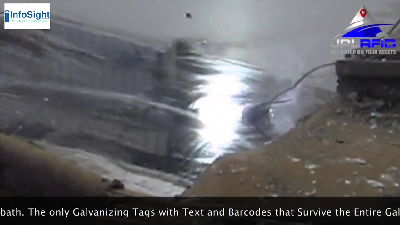 JPL RFiD - InfoSight Galvanizing Kettle Tag® - YouTube
