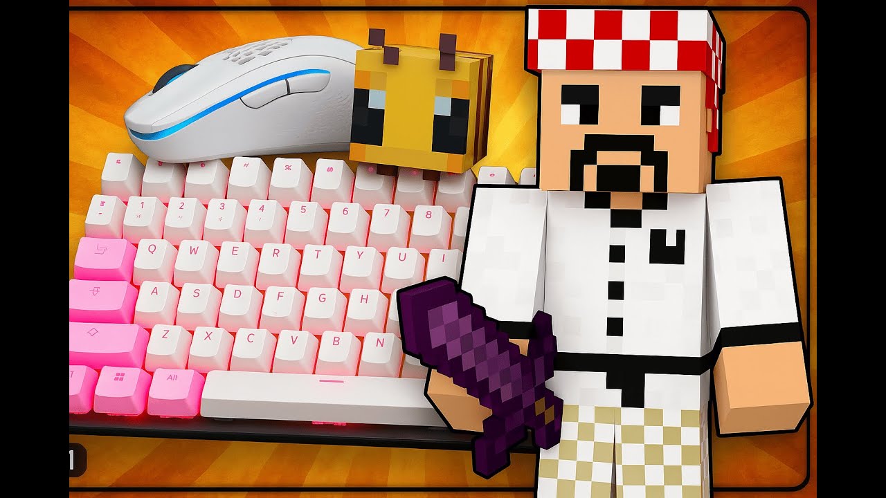 Minecraft keyboard and mouse sound | Thock Keyboard - YouTube
