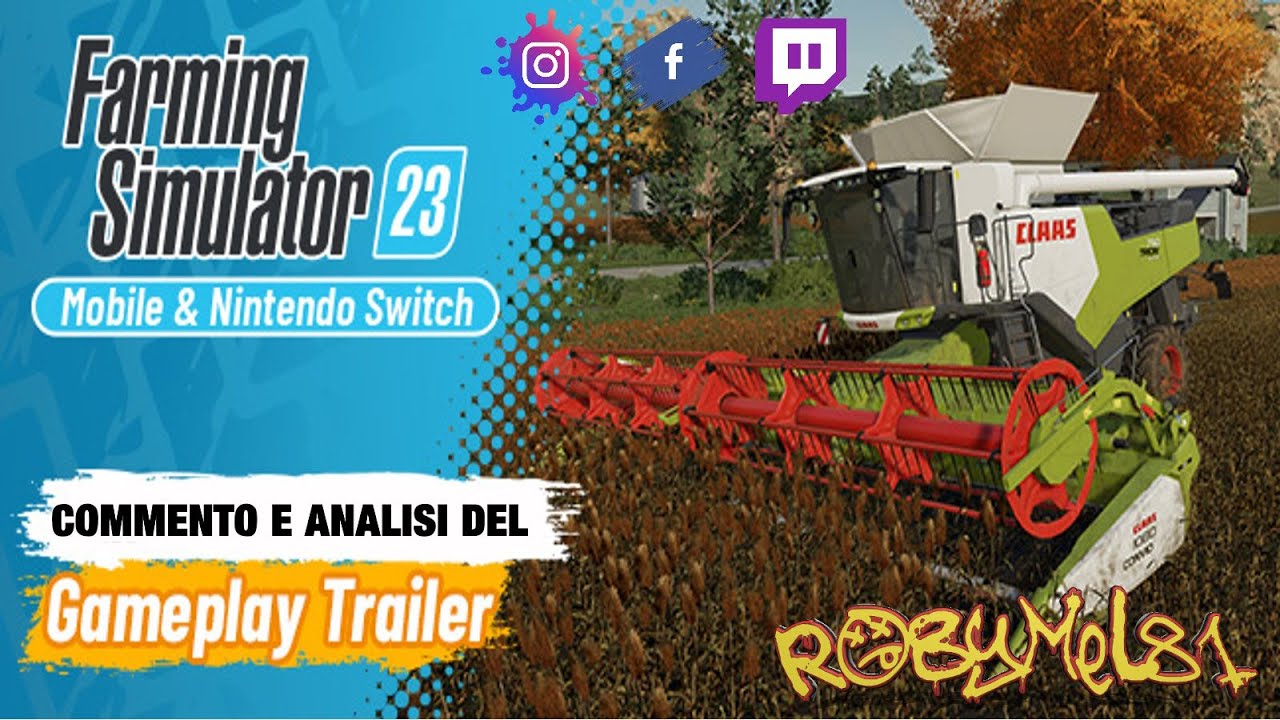 FARMING SIMULATOR 23 GAMEPLAY TRAILER ★ COMMENTI E ANALISI - YouTube