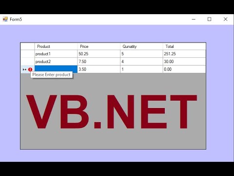 Multiplying DataGridView Columns with Validation and Default Values in ...