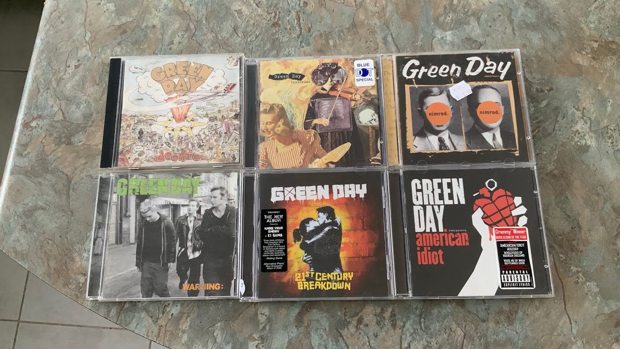 Green Day CDs that I Own - Second Hand CD Review - YouTube