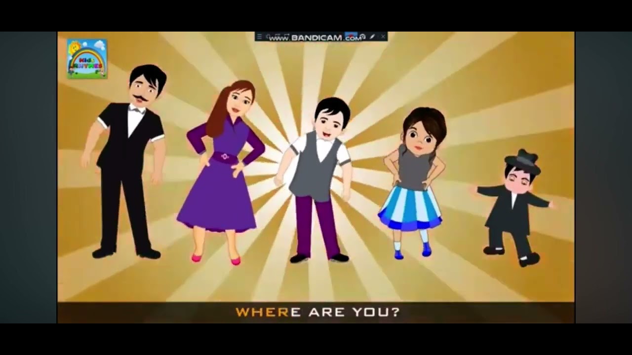 Tap dance Finger Family Nursery Rhymes Kids - YouTube