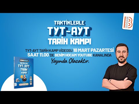 Taktiklerle 5 Günde TYT-AYT Tarih Kampı Fragman - Gökhan ÖZ - 2024