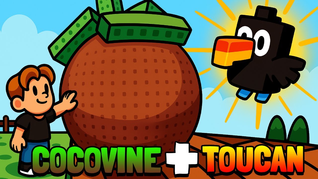 Grow a Garden—COCOVINE + TOUCAN METHOD ONLY! NO SPRINKLER! - YouTube