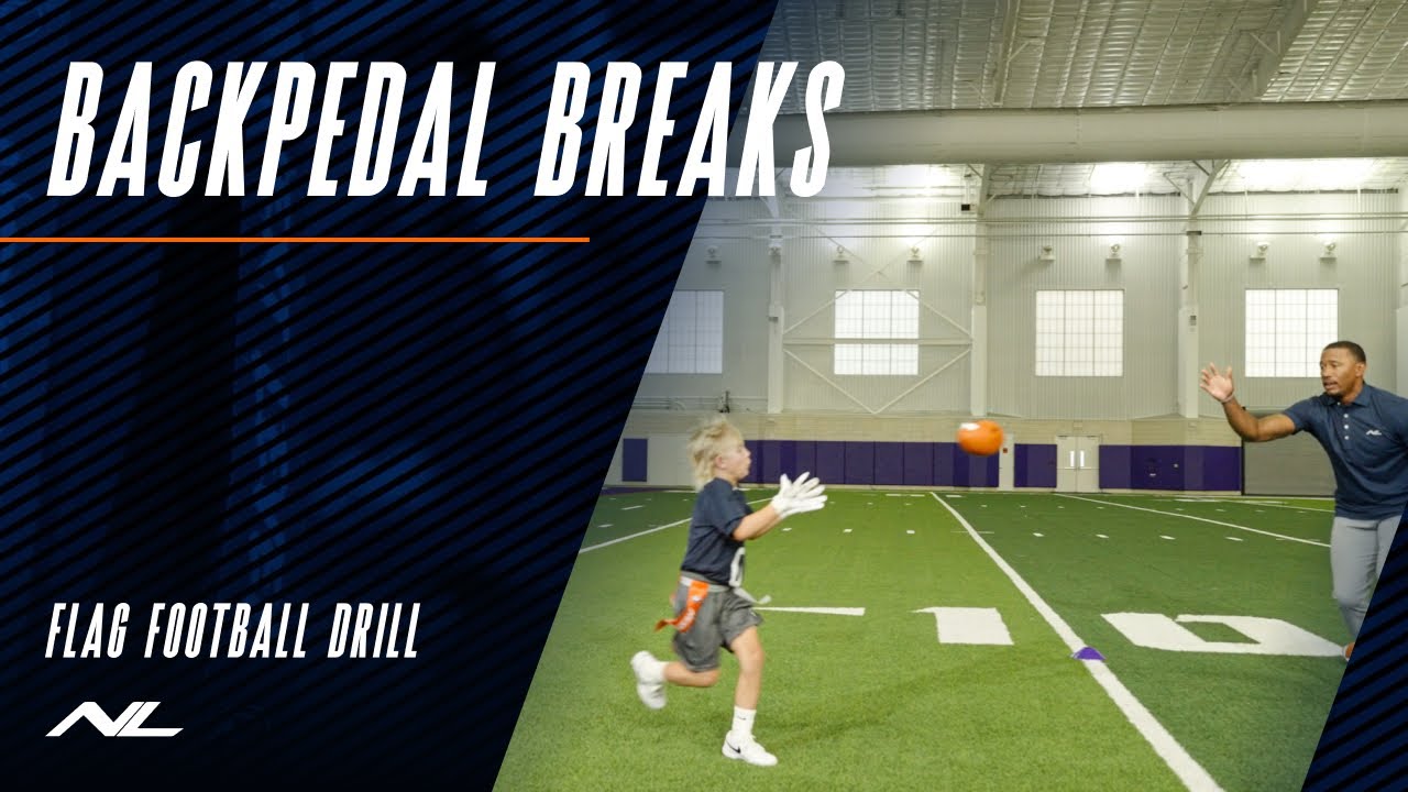 Backpedal Breaks Drill - YouTube