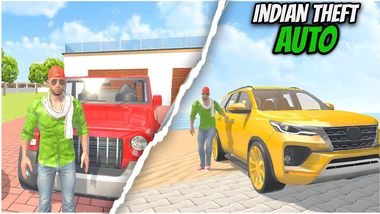 Indian Theft Auto Simulator All Features 🤩| New Game Like Indian Bike ...