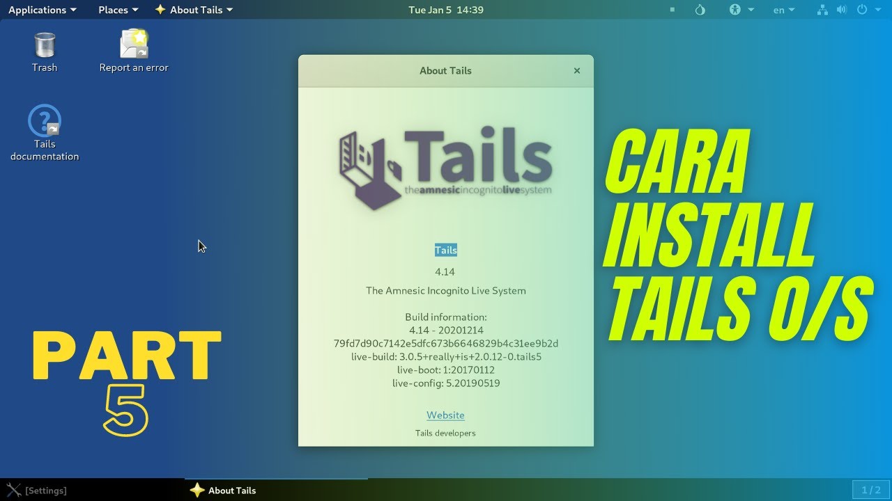 Cara Install TAILS - YouTube