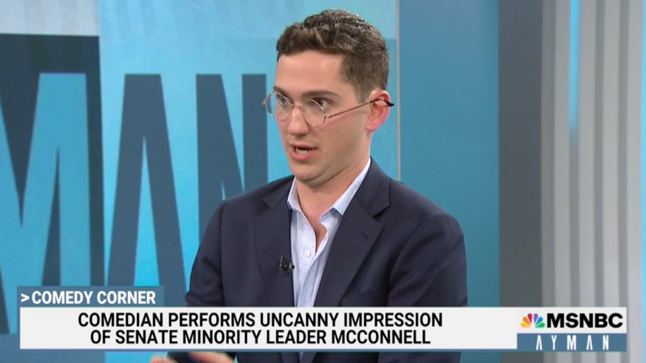 Comedian makes MSNBC host CRY laughing with Trump & DeSantis ...