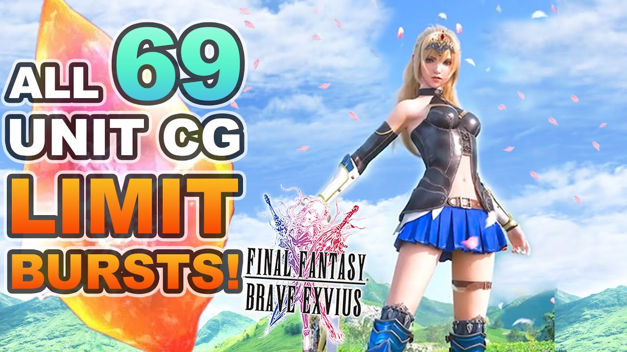 Final Fantasy Brave Exvius - Neo Vision Charlotte! All Unit CG Limit ...