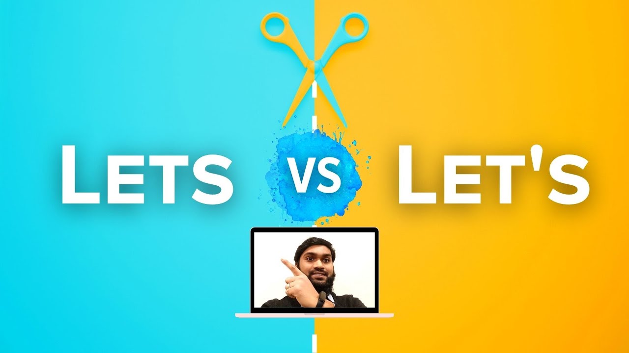 1. Lets vs Let's - Most Common English Mistakes Series. - YouTube