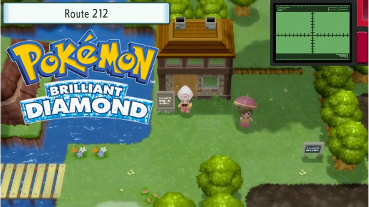 Pokemon Brilliant Diamond Walkthrough Part 28 Route 212 - YouTube